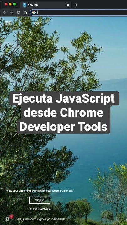 Ejecuta JavaScript desde las Chrome Developer Tools - YouTube