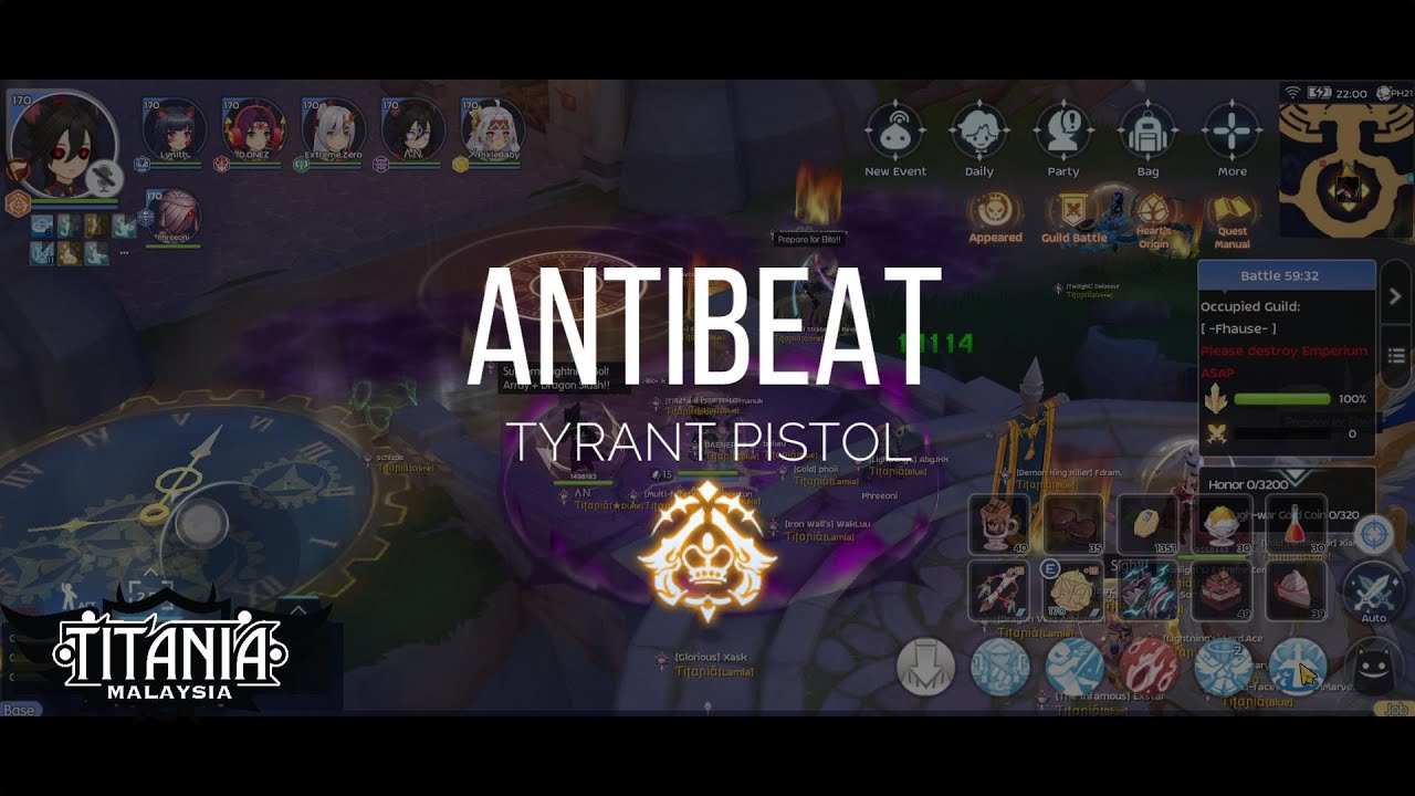 Antibeat [ Tyrant Pistol POV ] Titania - vs Chaotica x Infinite Ghost x 100 x D'Codes - YouTube