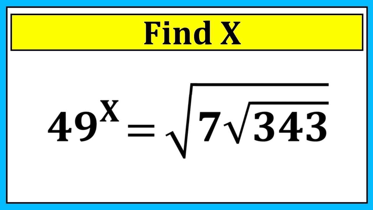 Nice Exponential and Square Root Math Simplification | Find the Value ...