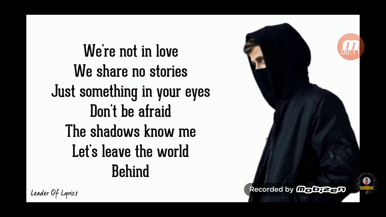 Darkside song (Lyrics) Alan walker - YouTube