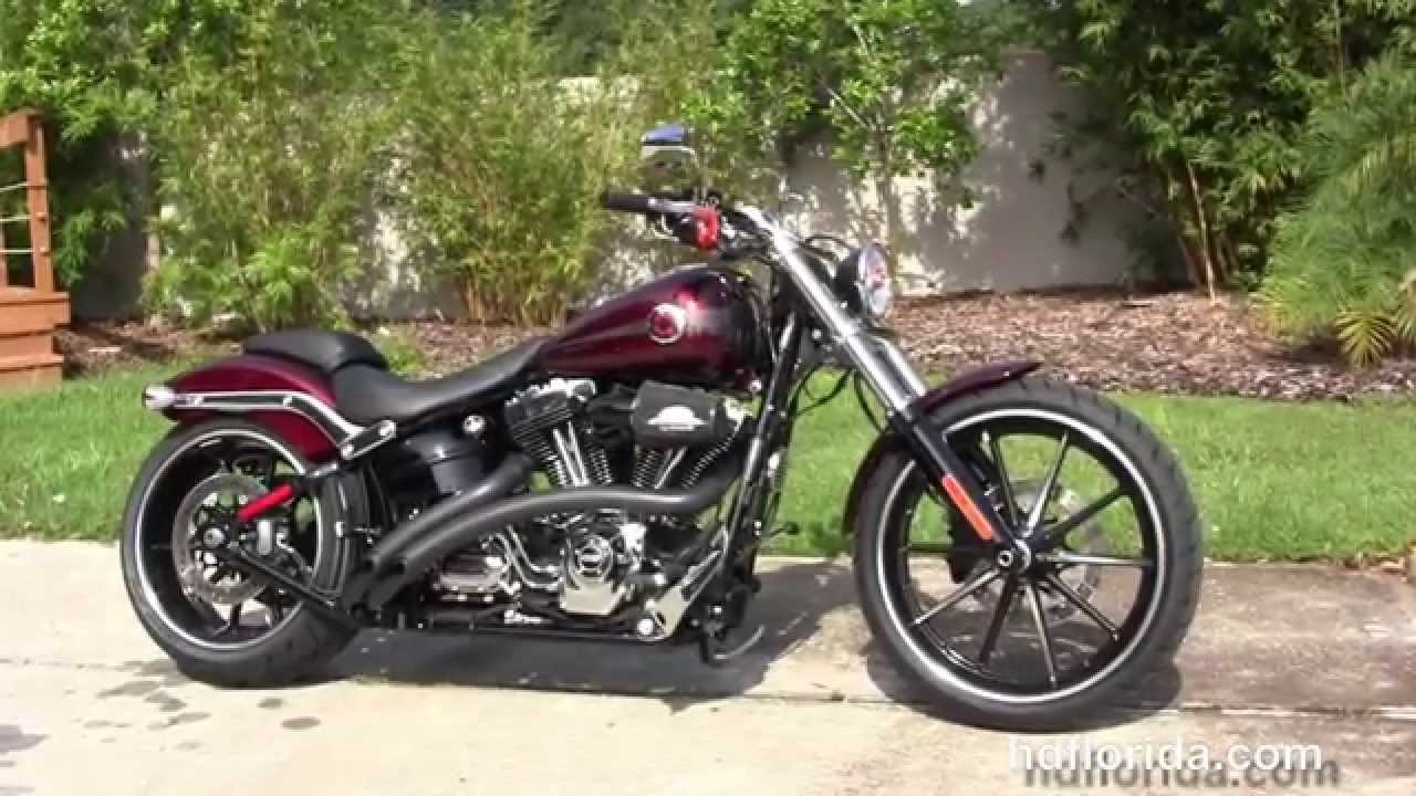 New 2015 Harley Davidson Softail Breakout Motorcycles for sale - YouTube