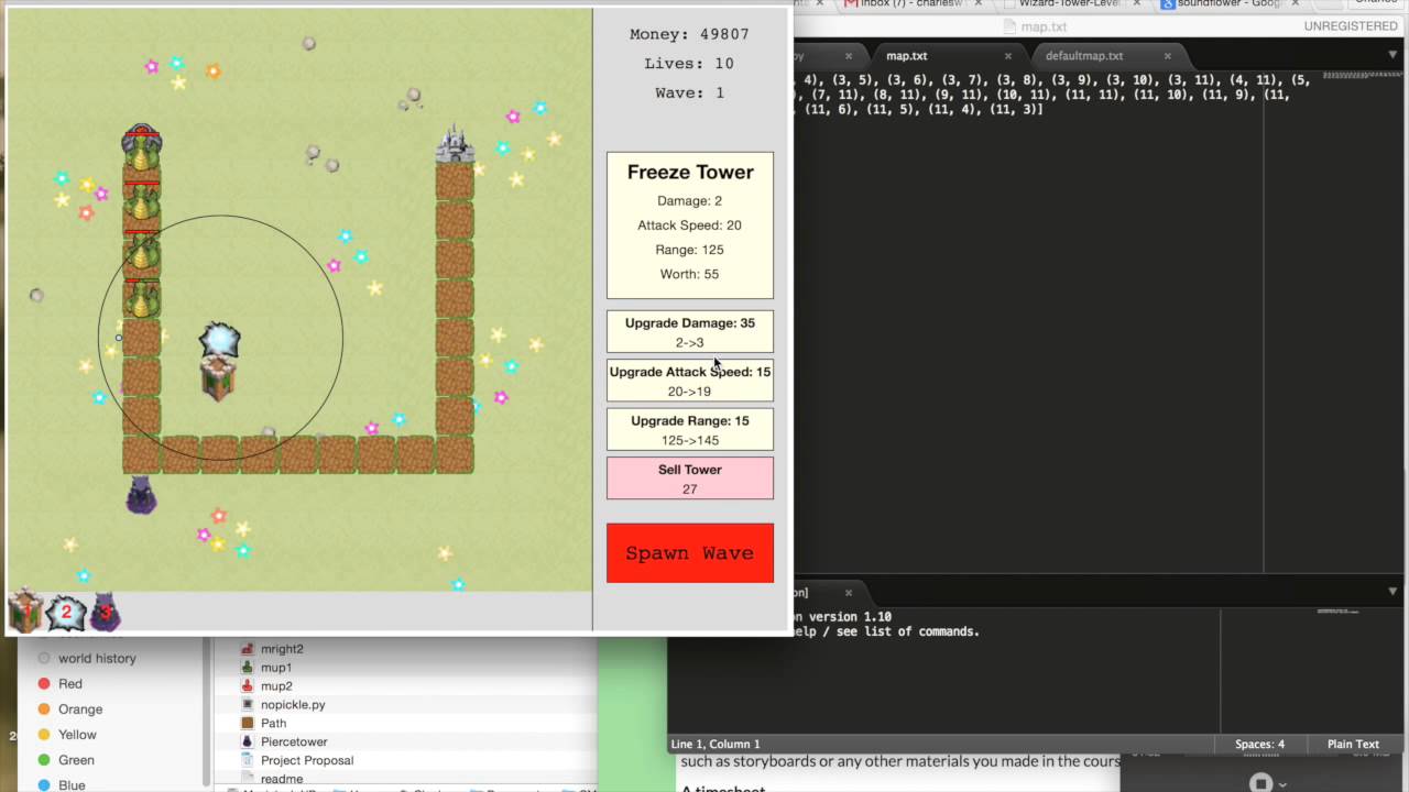 15-112 Term Project - Snake Tower Defense - YouTube