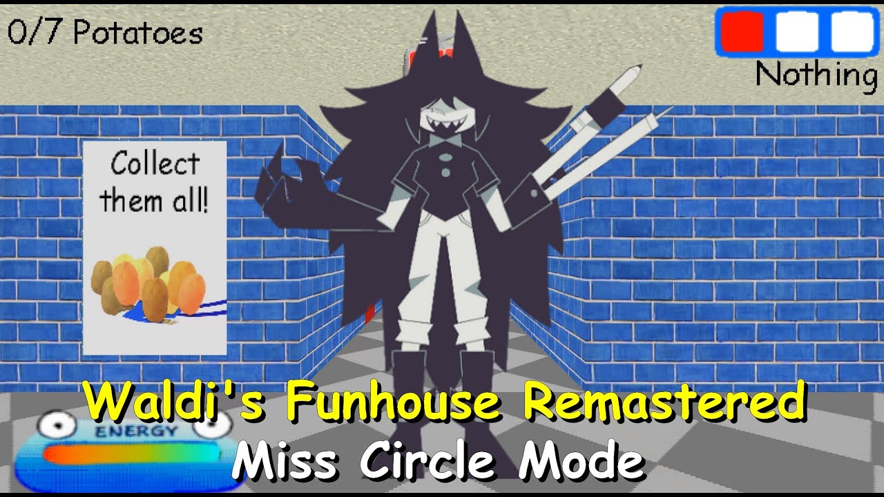 Waldi's Funhouse Remastered V1.6 (Miss Circle Mode) - Baldi's Basics ...