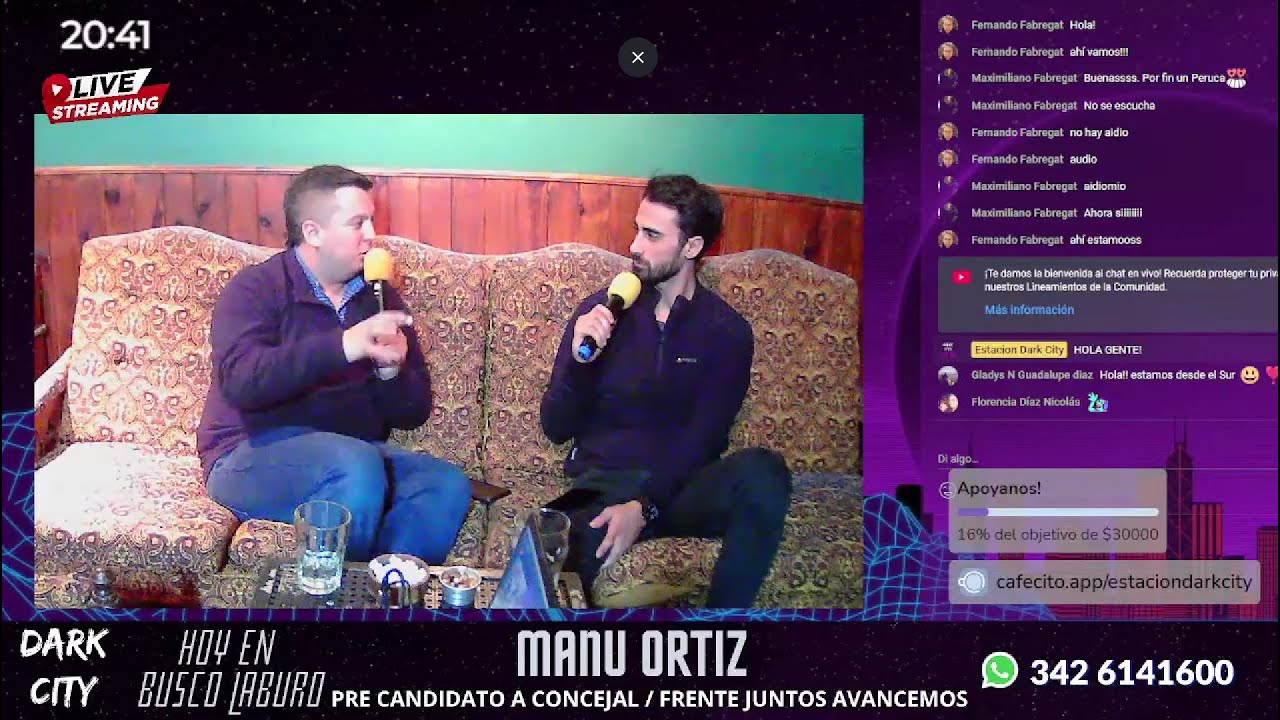 Busco Laburo 29-06-23 hoy nos visita Manu Ortiz, pre candidato a Concejal - YouTube