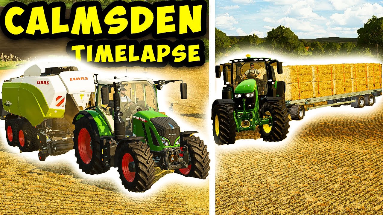 CALMSDEN FARM FS22 TIMELAPSE #2 | FARMING SIMULATOR 2022 - YouTube