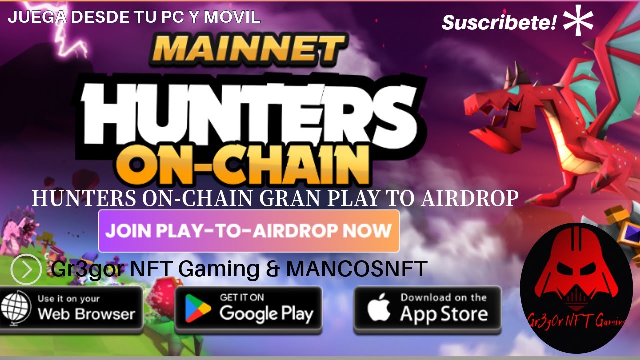 HUNTER ON-CHAIN PLAY TO AIRDROP RED IMMUTABLE - YouTube