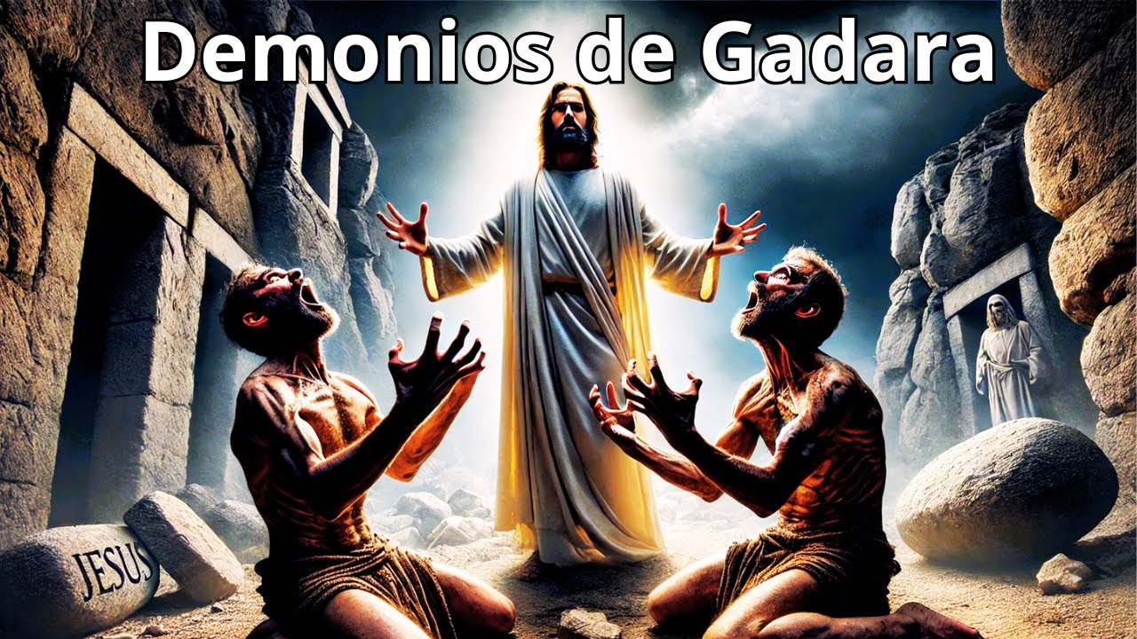 Jesús envía a los DEMONIOS de Gadara a los CERDOS. - YouTube