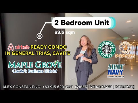 2 BEDROOM Ready-For-Occupancy Condo Unit in Maple Grove, Cavite THE VERDIN | RENT-TO-OWN TERMS