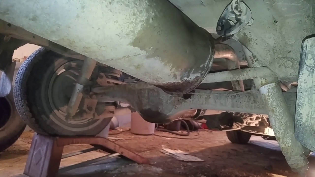 Toyota Previa back to original muffler - YouTube