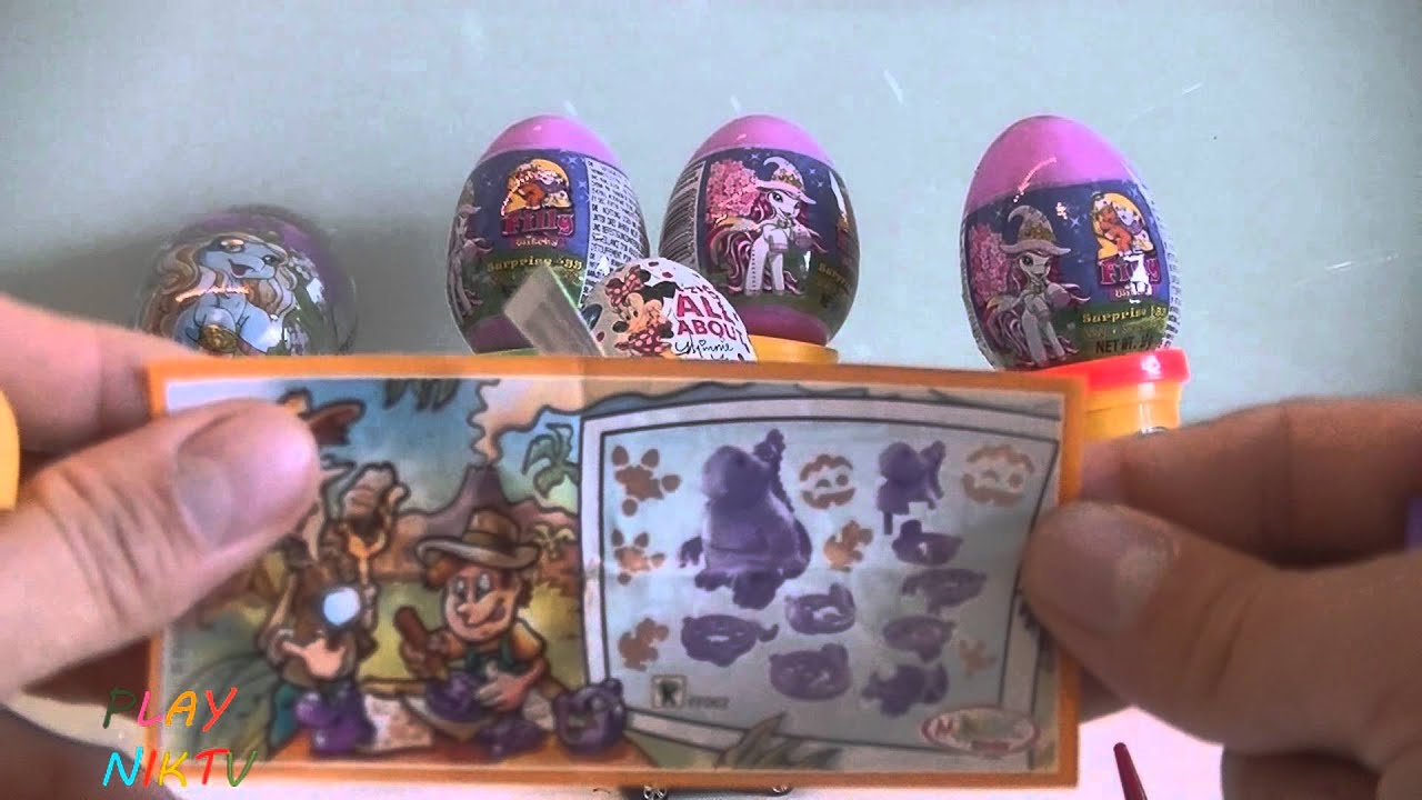 Surprise eggs toys 'chocolate surprise eggs' disney surprise eggs - YouTube
