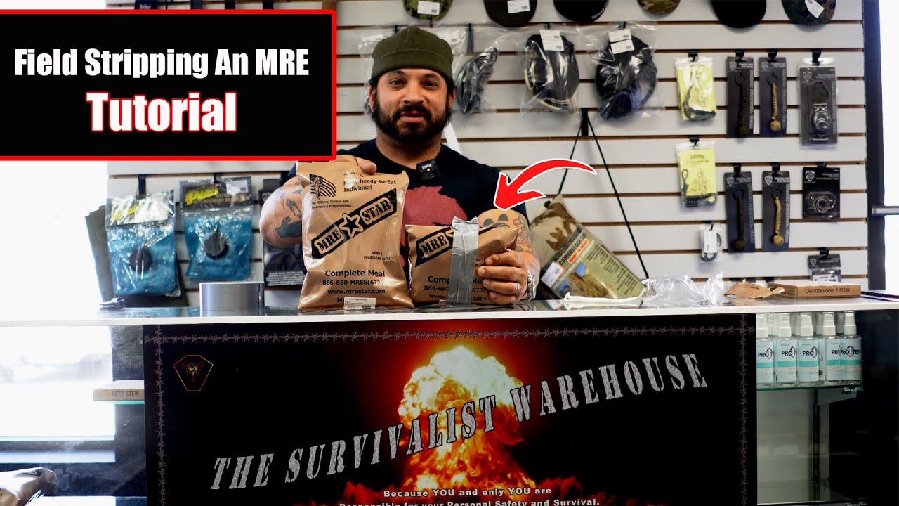 How To Field Strip Your MRE The Right Way! - YouTube
