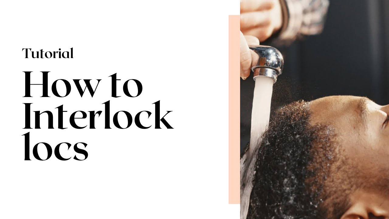 How to interlock locs (2 point and 4 point) - YouTube