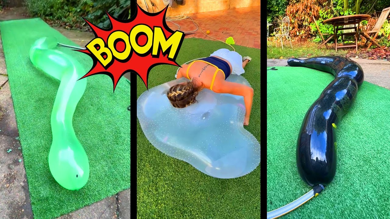 Extreme Water Inflation Test – Toys Go Boom! - YouTube