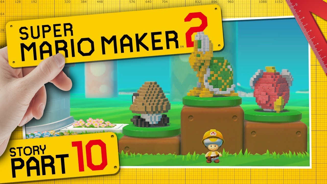 SUPER MARIO MAKER 2 👷 #10: Des gelben Toads tolle Steinquader ...