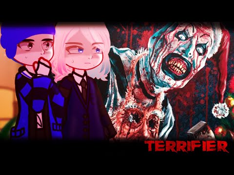 Wednesday Characters React to Art the Clown | Terrifier | Eng.Spain | 2x Speed | Gacha Nebula