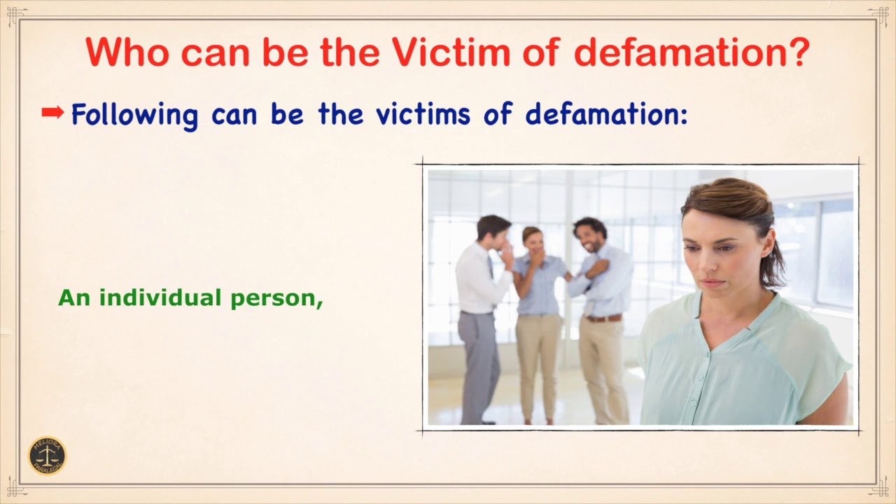What is Defamation? - YouTube