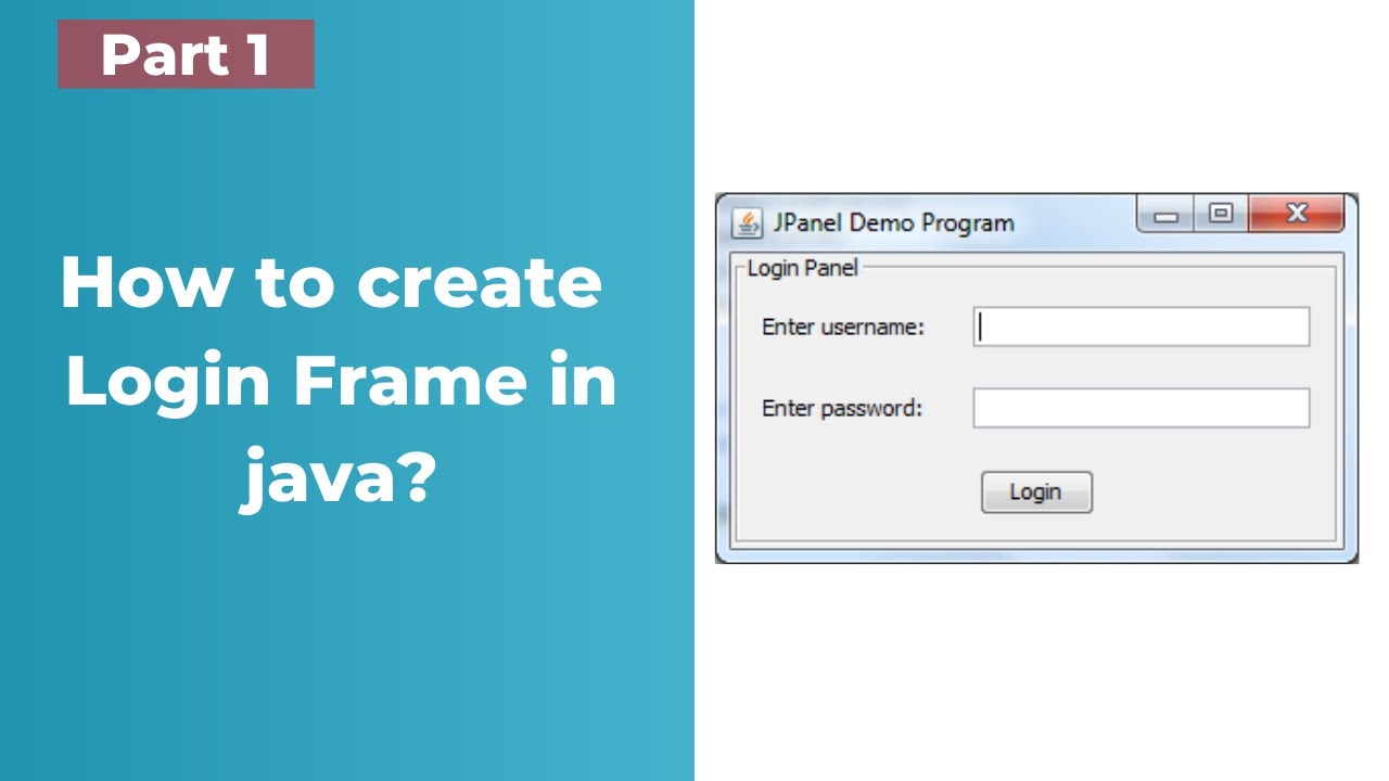 Login Frame In Java Coding Based YouTube login-frame-in-java-coding-based-youtube