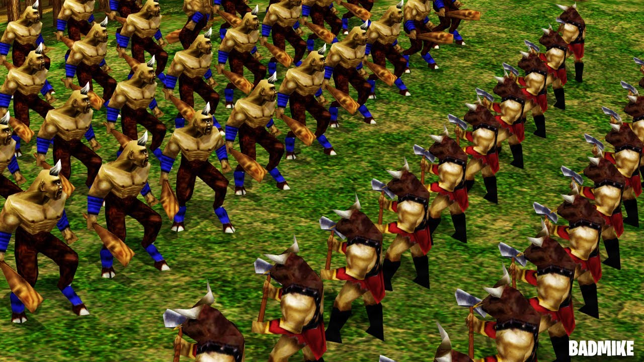 Cyclops VS Minotaurs | Age Of Mythology Cinematic - YouTube