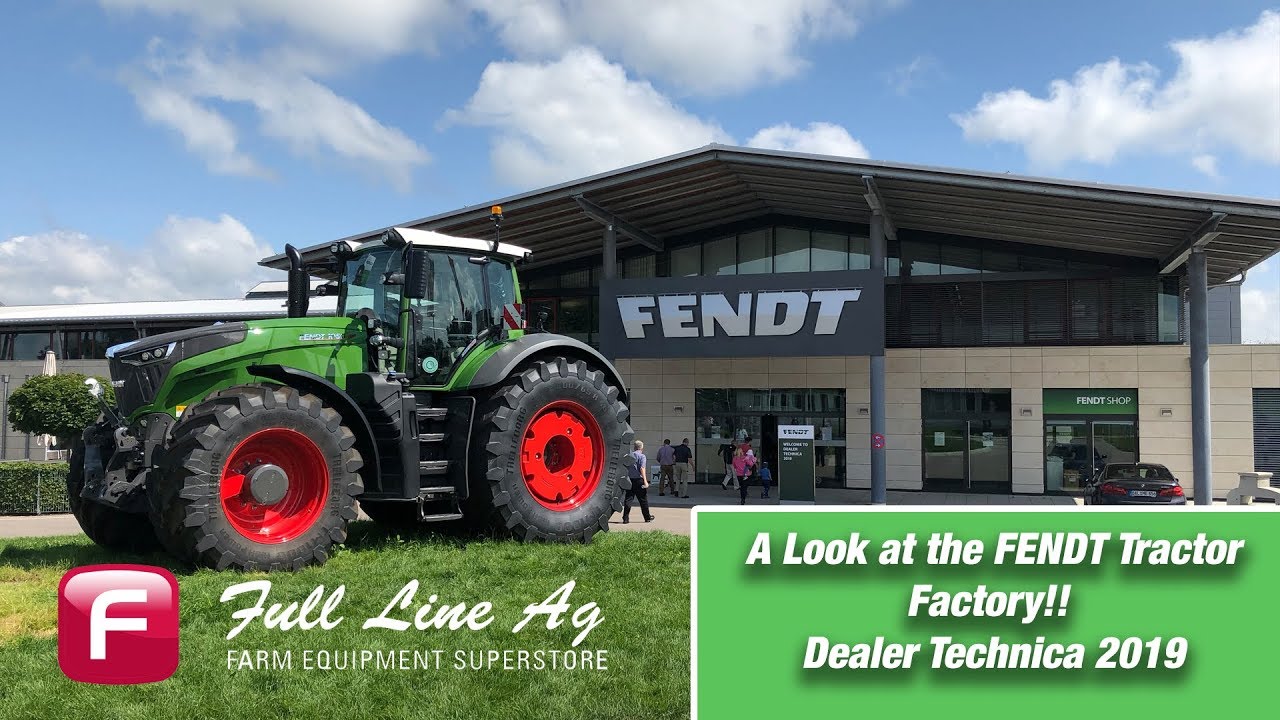 Fendt Tractor Factory in Marktoberdorf Germany (Dealer Technica 2019 ...
