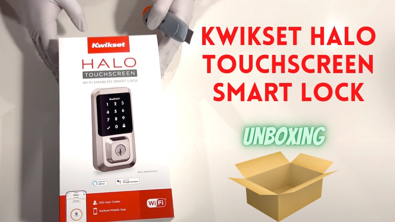 Unboxing Kwikset Halo Touchscreen Wi-fi enabled Smart Lock | Keyless ...