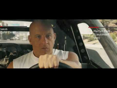 Fast and Furious 9 - John Cena (Jakob) vs Martyn Ford (Sue) | Healthbars | Fight Scene