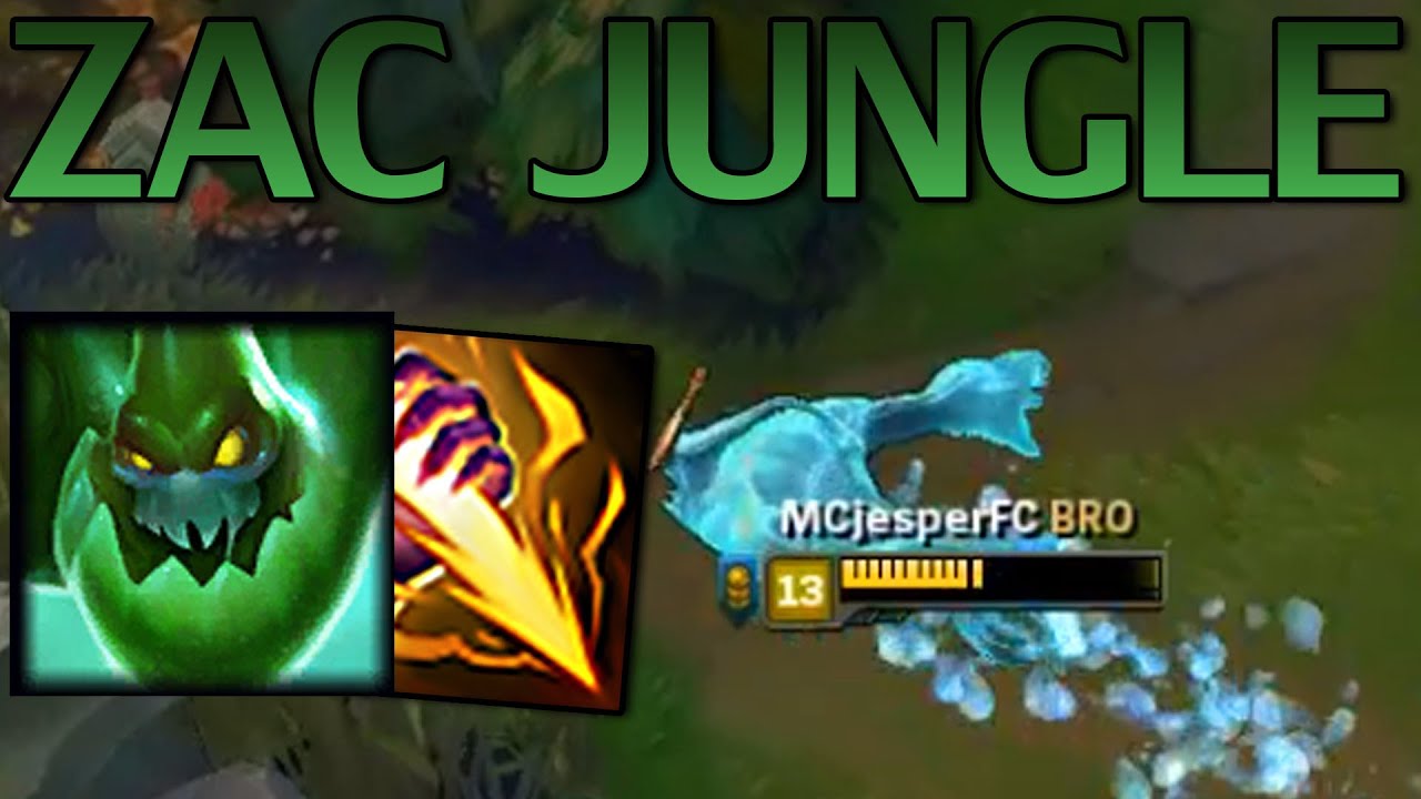 League of Legends | Zac Jungle | Full Gameplay - YouTube