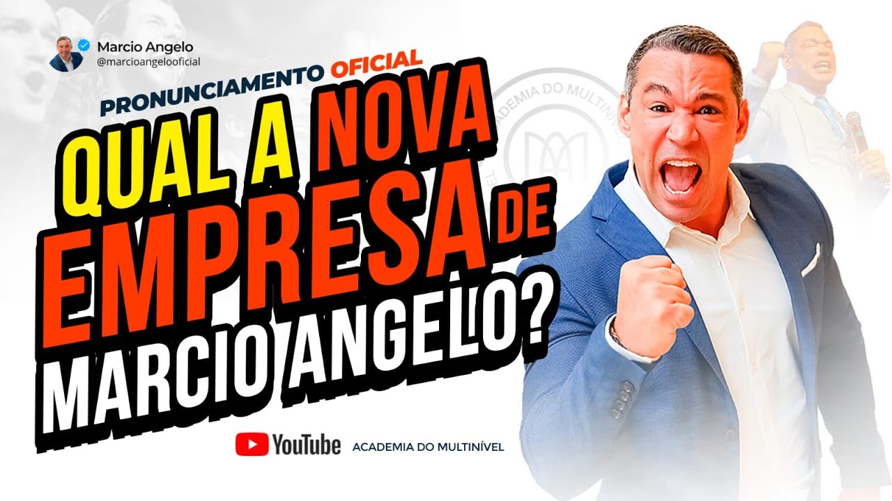 Qual a nova EMPRESA de Marcio Angelo? - YouTube