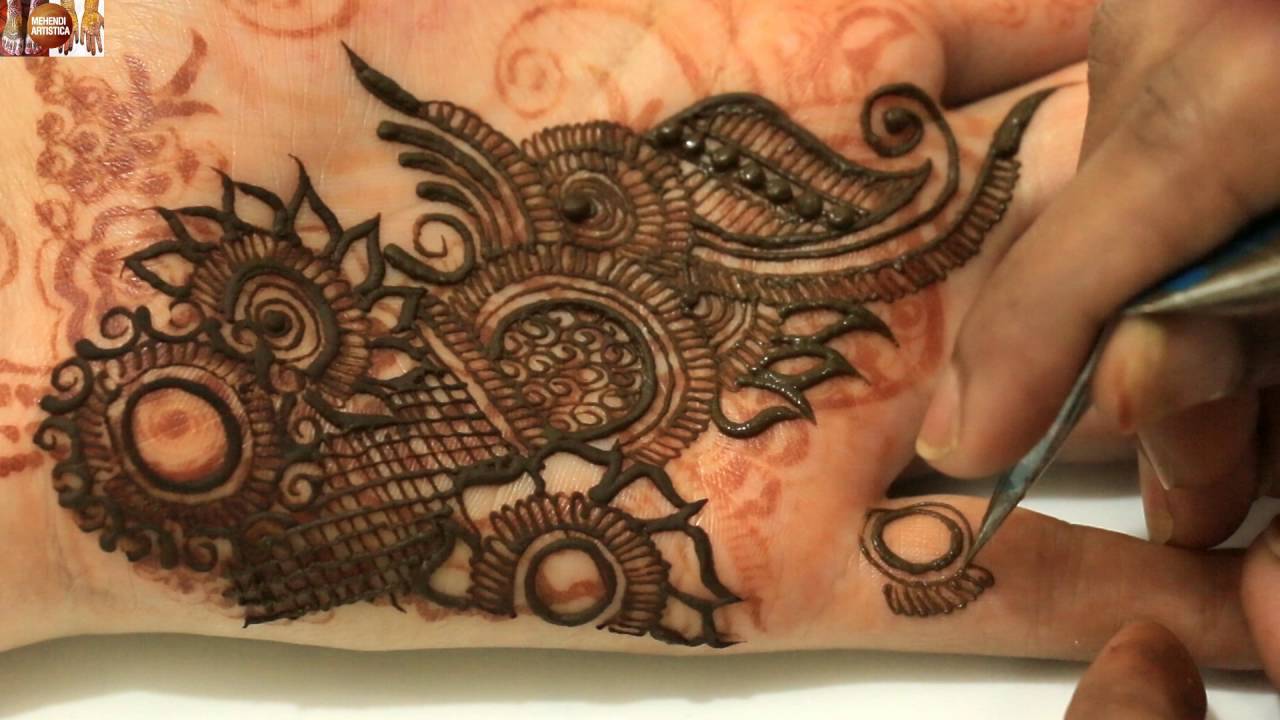 Stylist Mehndi Application Tricks:How To Design Easy Simple Quick ...