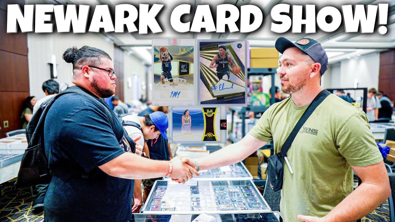 CLOSING MASSIVE DEALS AT THE NEWARK CARD SHOW! 😳 - YouTube