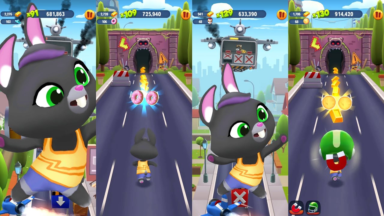 Talking Tom Gold Run All Becca Characters Run The 4 Latest Events ...