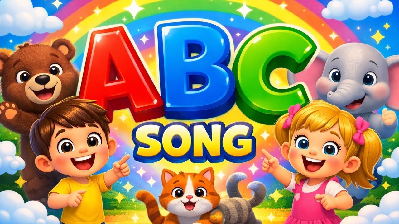 ABC Alphabet Song for Kids 🎵 Learn Letters A to Z | Fun 3D Cartoon ...