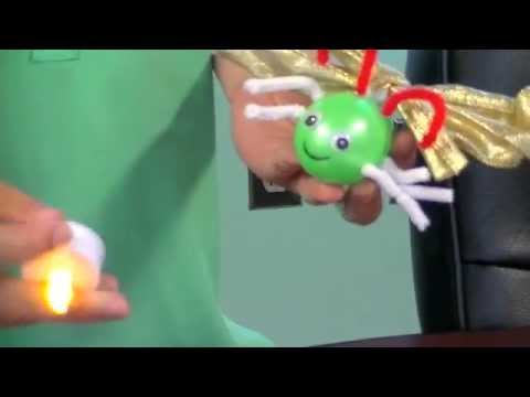 Crafts for Kids #1 - DIY Lightning Bug - YouTube