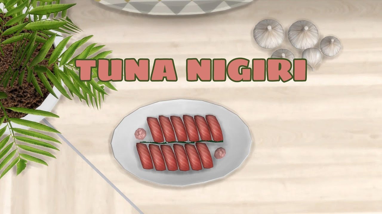 [ASMR SIMS 4] TUNA NIGIRI - YouTube