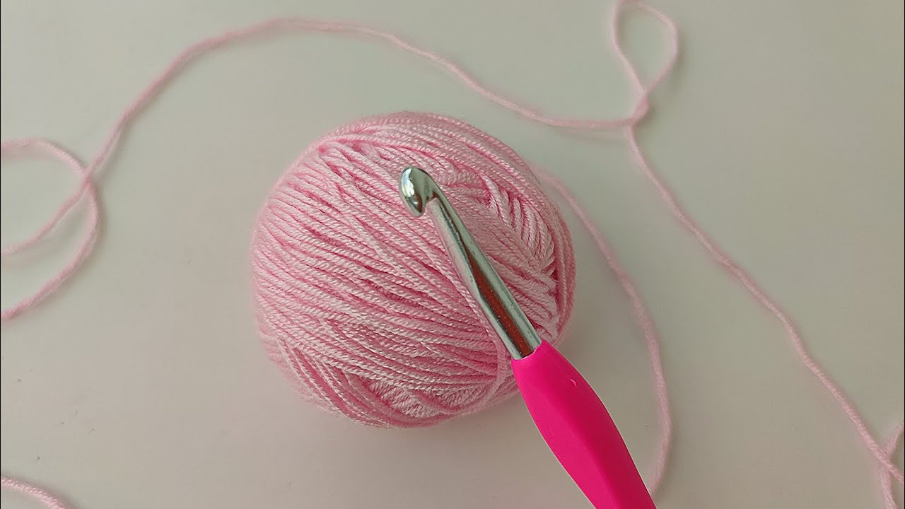 wow only 1 line! easy and beautiful crochet. crochet tutorial - YouTube