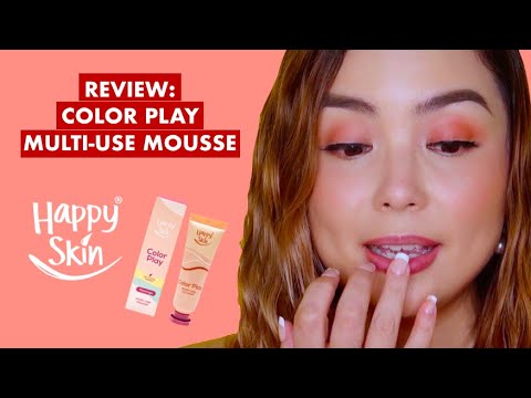 REVIEW: The New HAPPY SKIN Color Play Multi-Use Mousse - YouTube