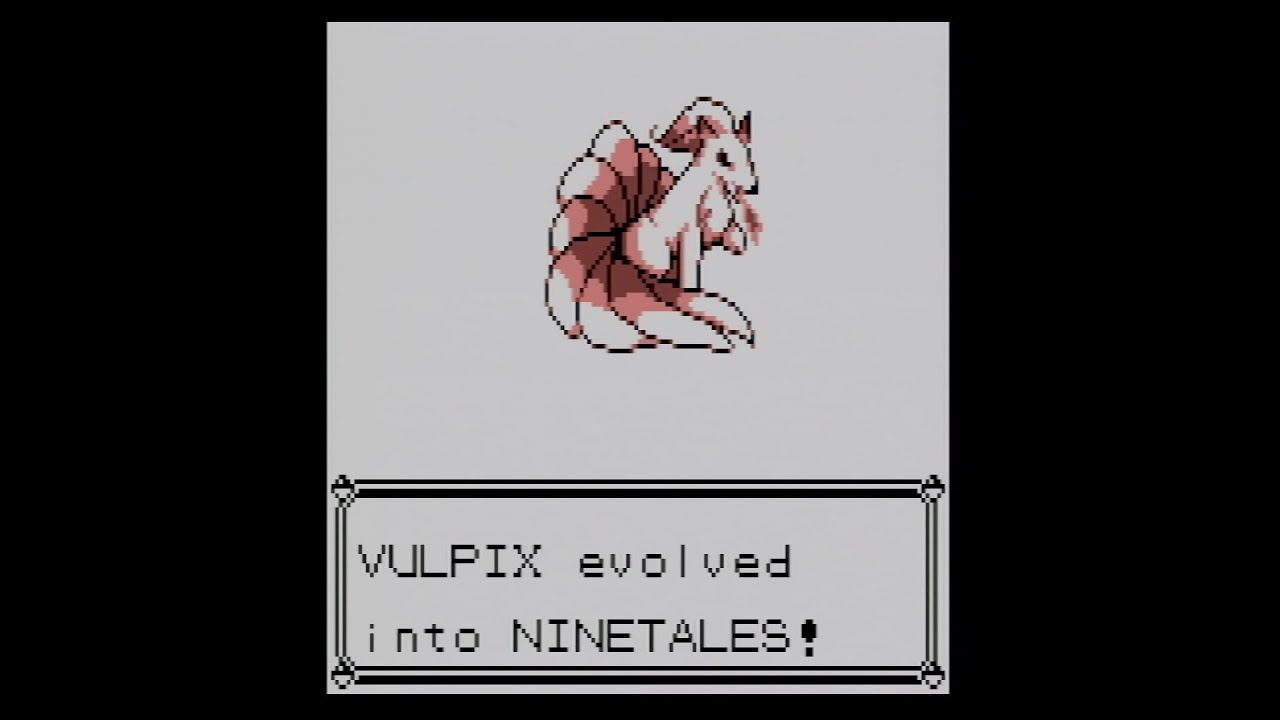 Pokemon Red/Blue - Evolving Vulpix to Ninetails - YouTube
