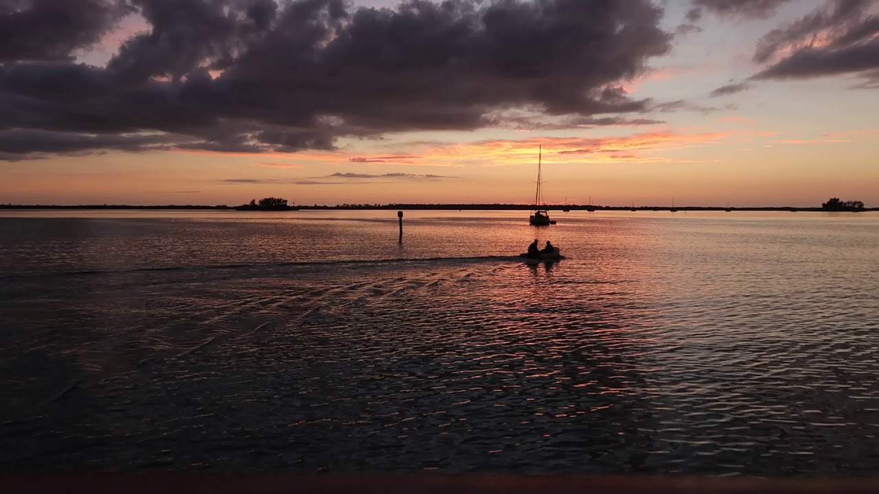 Dunedin Pier after sunset - YouTube