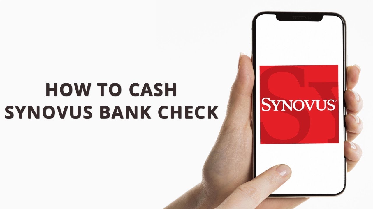 How to cash a Synovus bank check - YouTube