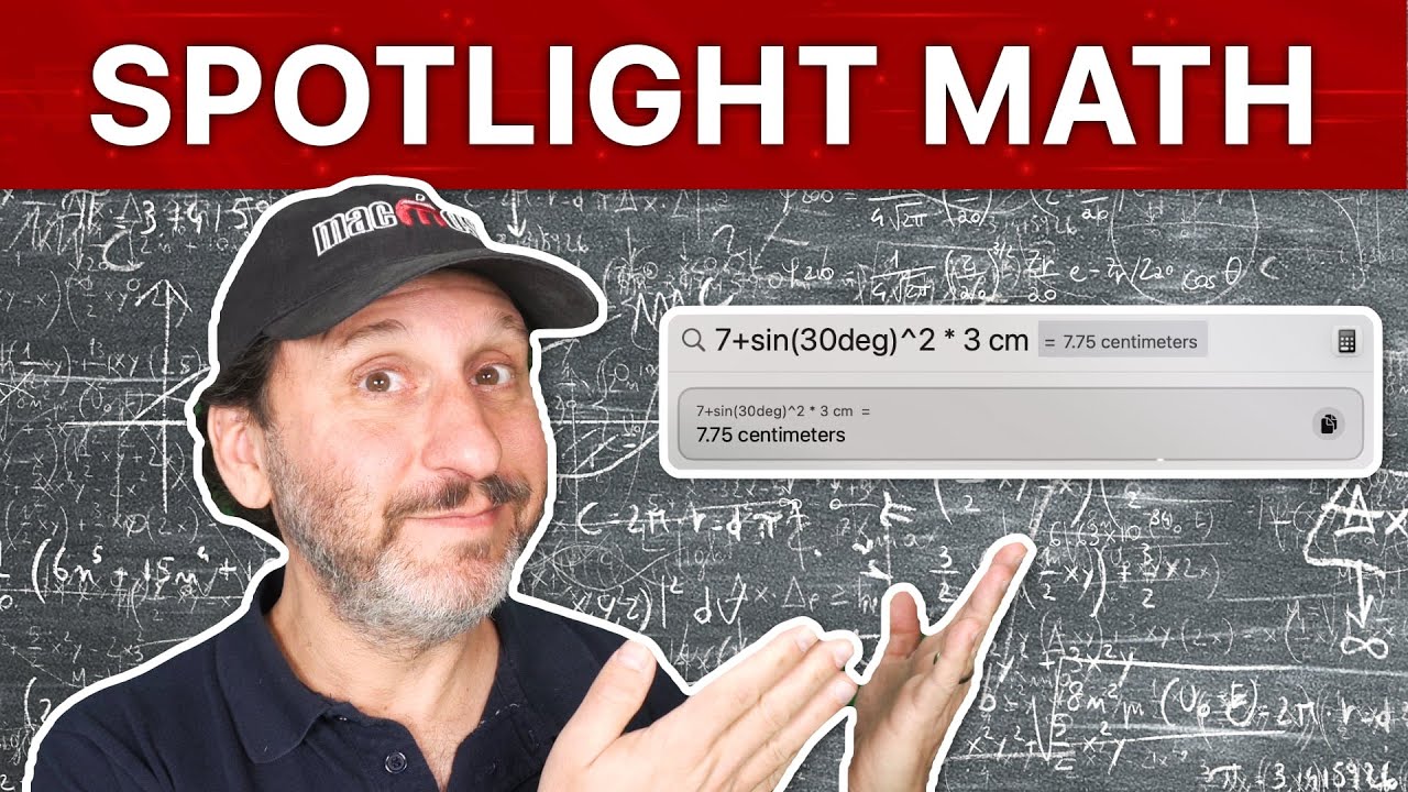 Advanced Math Calculations Using Spotlight - YouTube