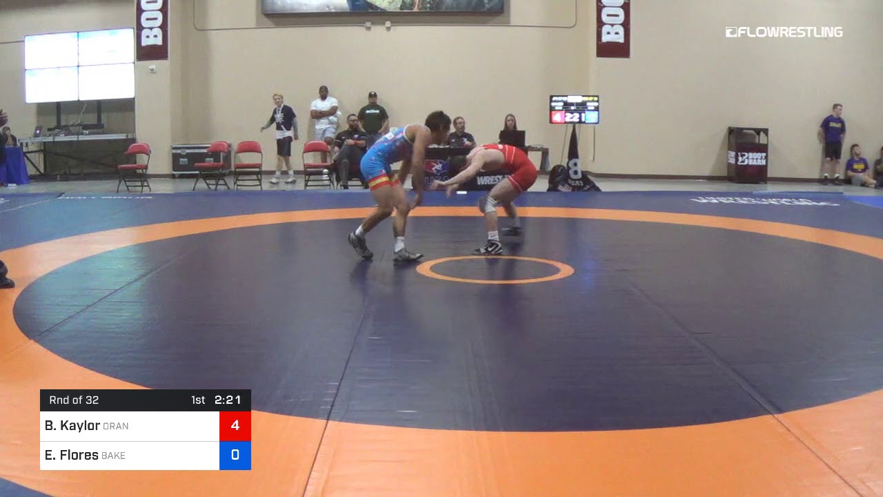 57 Kg Rnd Of 32 Brandon Kaylor Orange Crush Wrestling Club Vs Eddie ...