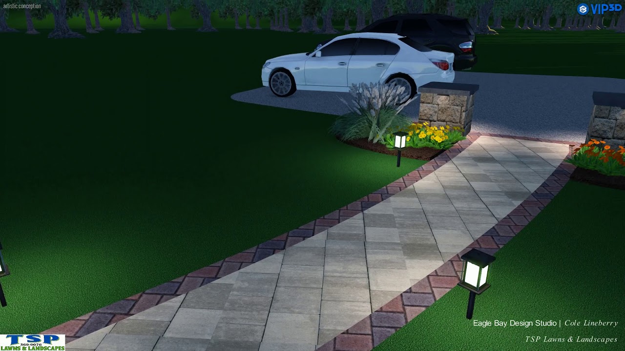 Patio Design Software Used by TSP Lawns & Landscaping Yorktown VA - YouTube