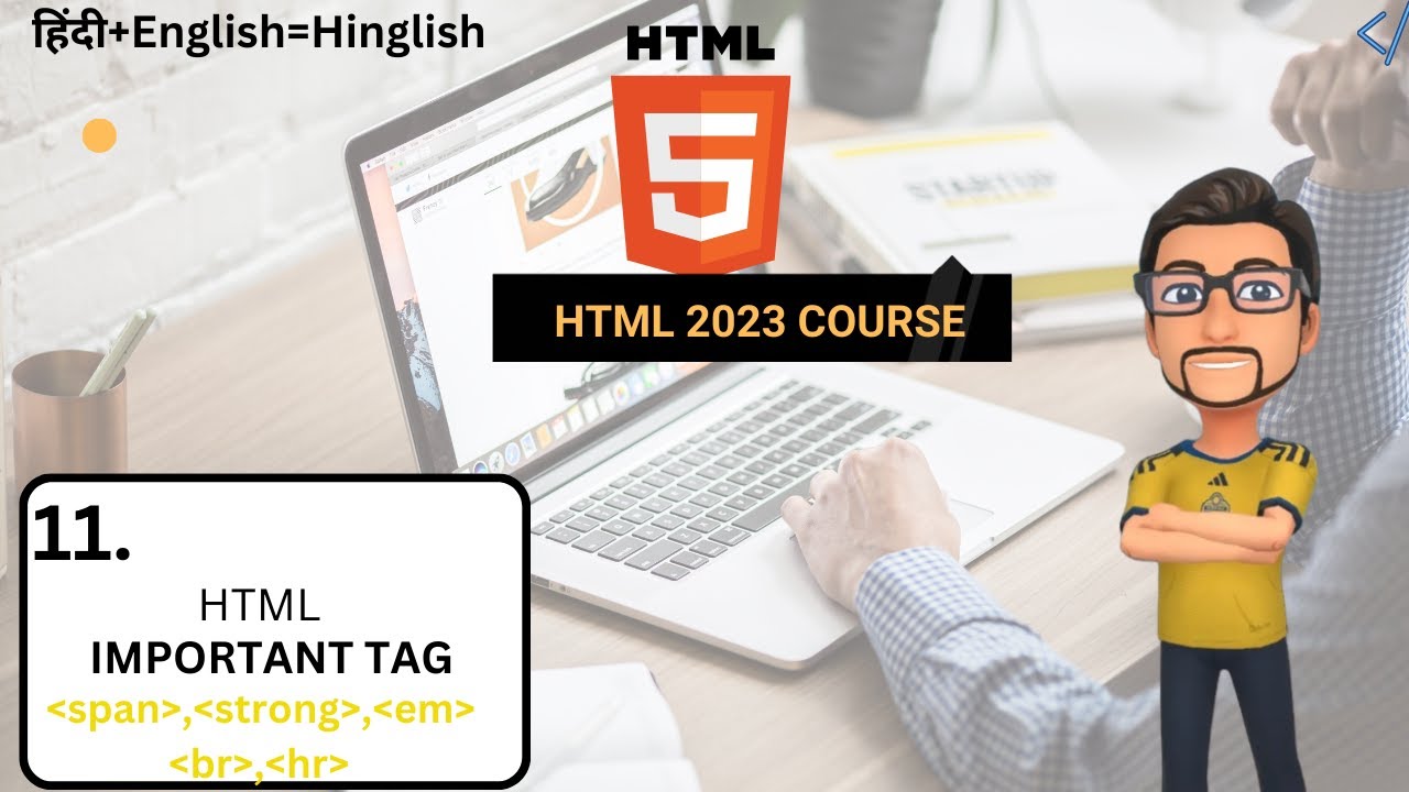 HTML 11 html important tags strong ,em,span or many more - YouTube