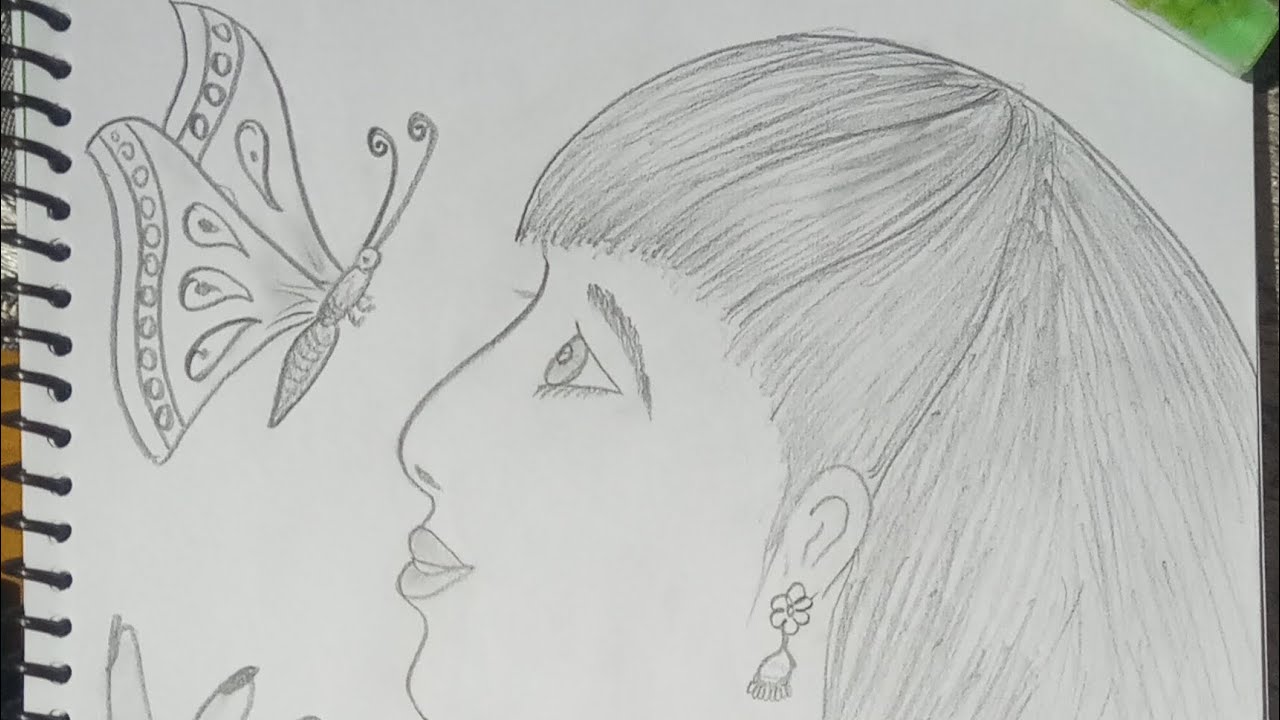 easy drawing innocent girl#youtube vedio# - YouTube