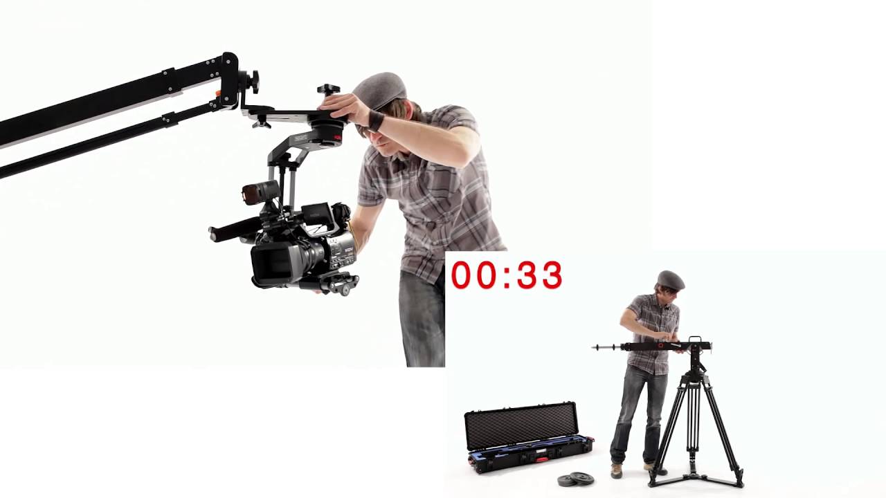 CARTONI Professional Camera Support JIB SET UP JIBO - YouTube