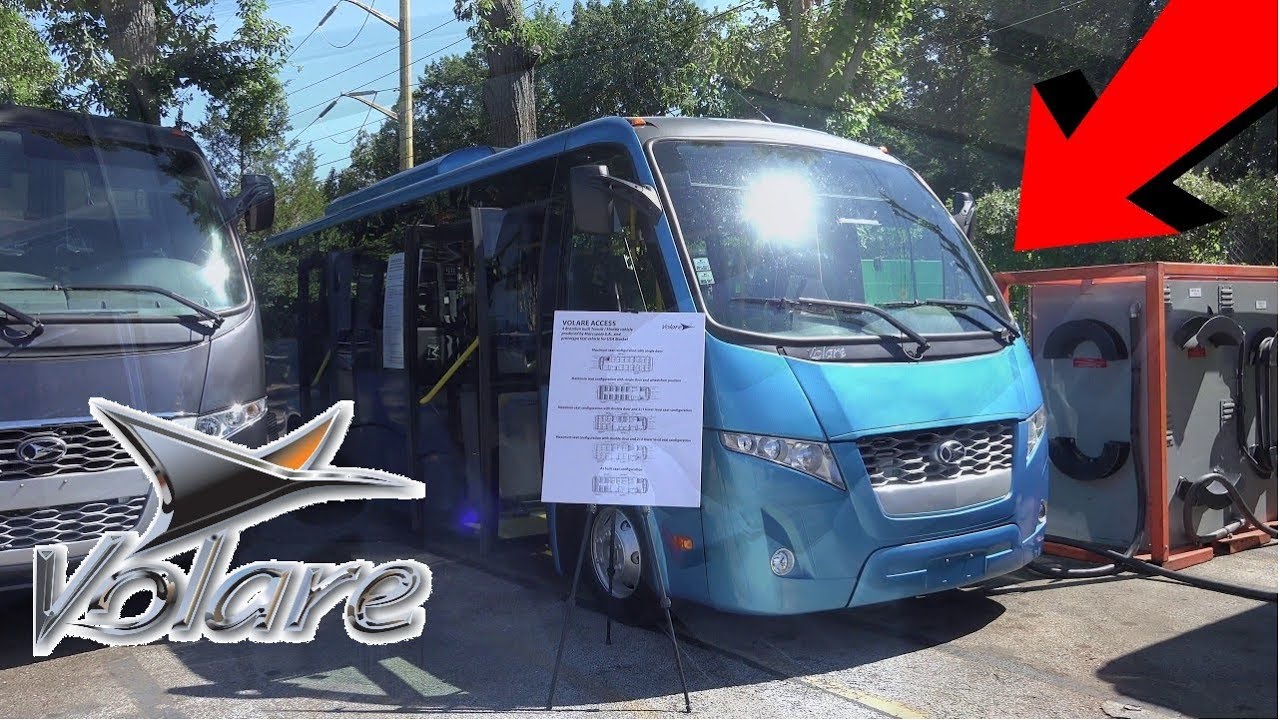 Volare buses on display in the United States - YouTube