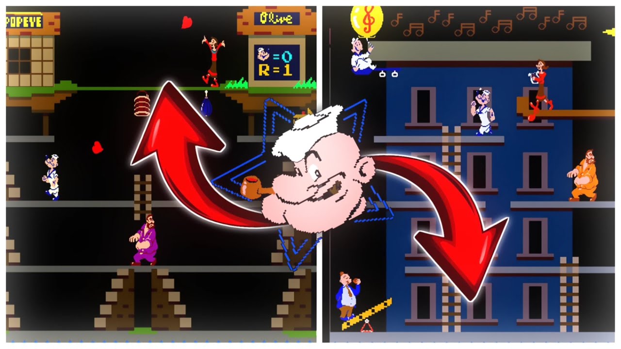 Forgotten Game of Popeye (1982) - YouTube