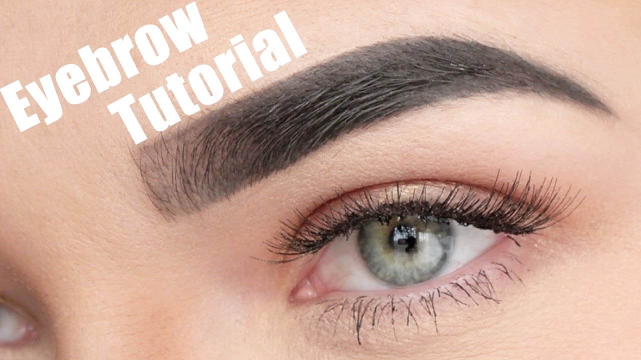 My Eyebrow Tutorial! // 2017 // - YouTube