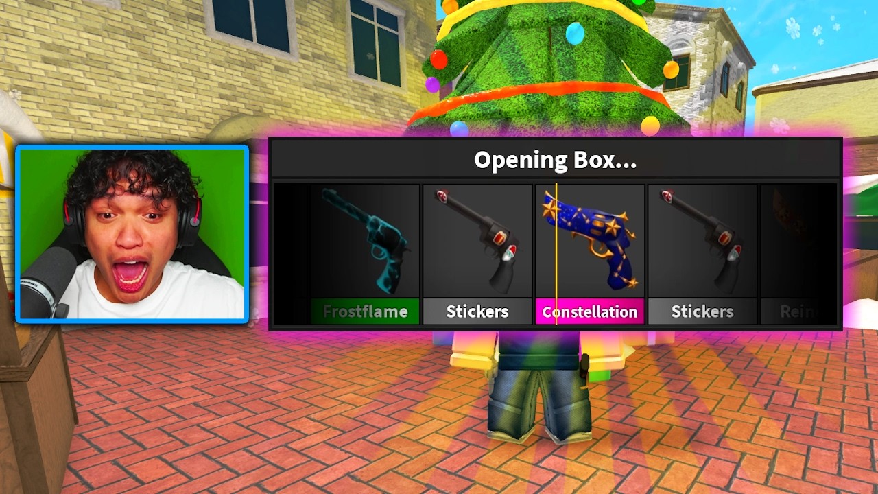 I UNBOXED CHRISTMAS GODLY IN MM2! - YouTube
