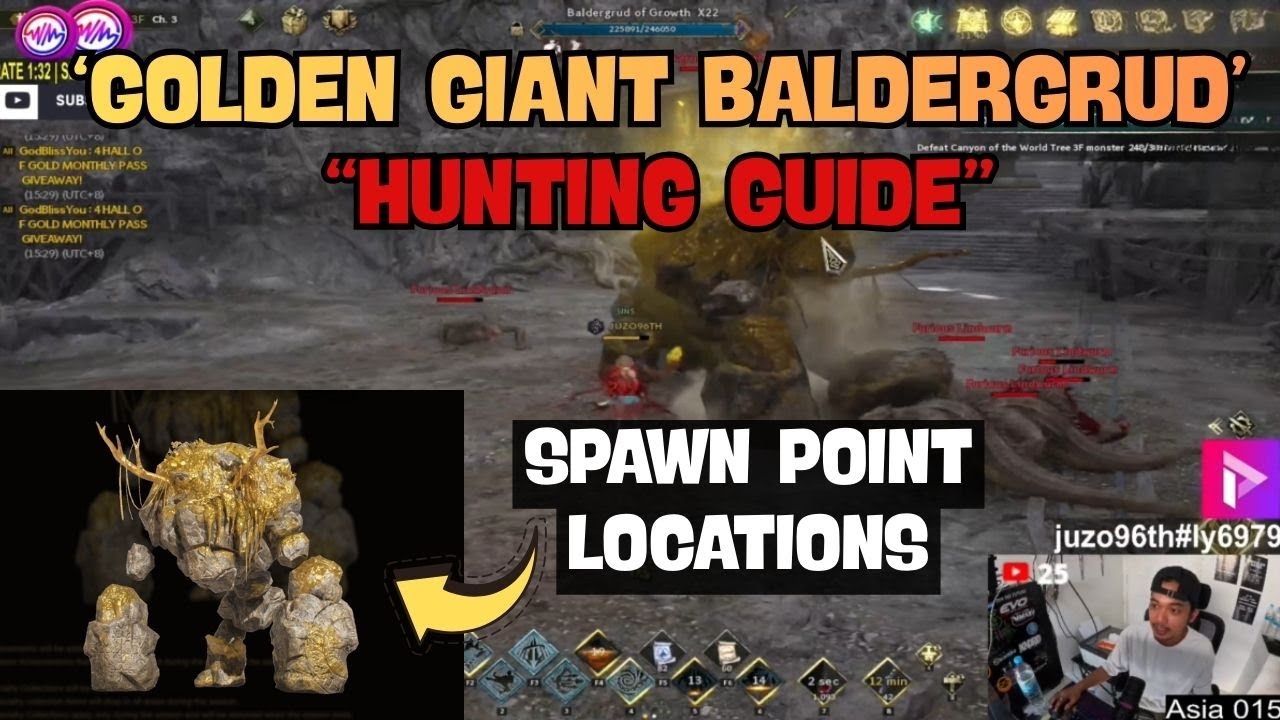 LEGEND OF YMIR : BALDERGRUD SPAWN LOCATION | HUNTING GUIDE TUTORIAL ...