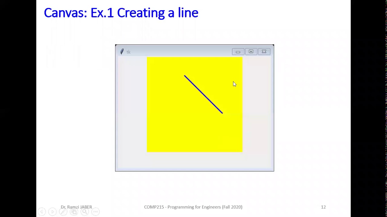 COMP215 Lecture 20 GUI Canvas - YouTube